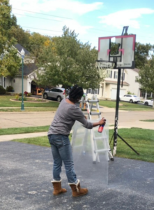 How To Fix A Broken Basketball Backboard - Methodical Me